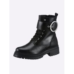 Heine Stiefelette Stiefelette weiche Polsterung, schwarz, 35 EU