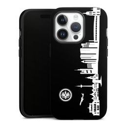 DeinDesign iPhone 14 Pro Handy Panzer Handyh&uuml;lle robuste Outdoor H&uuml;lle Schutzh&uuml;lle matt Eintracht Frankfurt Sge Skyline Tough Case