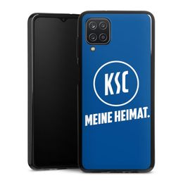 DeinDesign Galaxy A12 Handy Silikon H&uuml;lle Case schwarz Handyh&uuml;lle Ksc Karlsruher Sc Statement