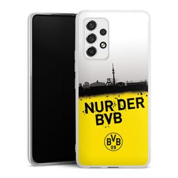 DeinDesign Galaxy A53 5G Handy Silikon H&uuml;lle Case transparent Handyh&uuml;lle Borussia Dortmund Statement Bvb Silikon Case