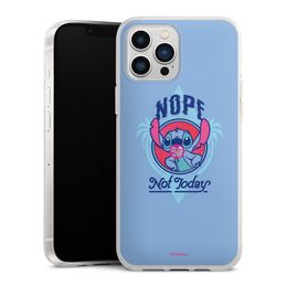 DeinDesign iPhone 13 Pro Max Handy Silikon H&uuml;lle Case transparent Handyh&uuml;lle Disney Sayings Lilo & Stitch Silikon Case