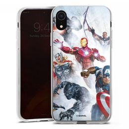 DeinDesign iPhone Xr Handy Silikon H&uuml;lle Case transparent Handyh&uuml;lle Marvel Avengers Official Licensed Product Silikon Case