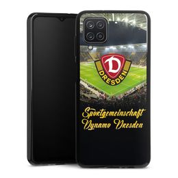 DeinDesign Galaxy A12 Handy Silikon H&uuml;lle Case schwarz Handyh&uuml;lle Official Licensed Product Sgd Sg Dynamo Dresden