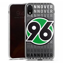 DeinDesign iPhone Xr Handy Silikon H&uuml;lle Case transparent Handyh&uuml;lle H96 Hannover 96 Official Licensed Product Silikon Case