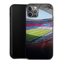 DeinDesign iPhone 12 Pro Handy Silikon H&uuml;lle Case schwarz Handyh&uuml;lle Fcb Stadium Fc Bayern M&uuml;nchen