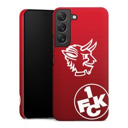DeinDesign Galaxy S22 Handy Premium Case Smartphone Handyh&uuml;lle Schutzh&uuml;lle matt Devil Official Licensed Product 1. Fc Kaiserslautern Premium Case