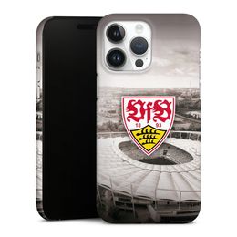 DeinDesign iPhone 14 Pro Max Handy Premium Case Smartphone Handyh&uuml;lle Schutzh&uuml;lle matt Official Licensed Product Vfb Stuttgart Stadium Premium Case