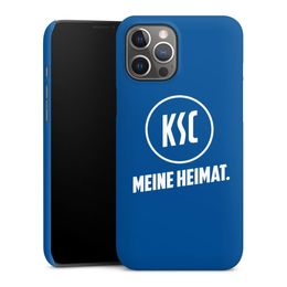 DeinDesign iPhone 12 Pro Max Handy Premium Case Smartphone Handyh&uuml;lle Schutzh&uuml;lle matt Karlsruher Sc Statement Ksc Premium Case