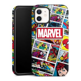 DeinDesign iPhone 12 mini Handy Panzer Handyh&uuml;lle robuste Outdoor H&uuml;lle Schutzh&uuml;lle gl&auml;nzend Muster Comic Marvel Tough Case
