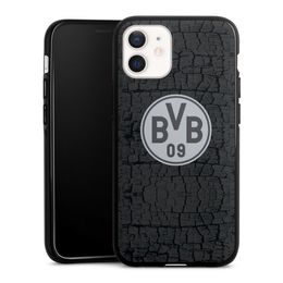 DeinDesign iPhone 12 mini Handy Silikon H&uuml;lle Case schwarz Handyh&uuml;lle Jersey Borussia Dortmund Bvb