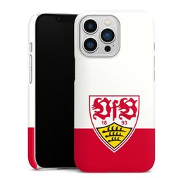 DeinDesign iPhone 13 Pro Handy Premium Case Smartphone Handyh&uuml;lle Schutzh&uuml;lle matt Vfb Stuttgart Logo Official Licensed Product Premium Case