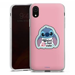 DeinDesign iPhone Xr Handy Silikon H&uuml;lle Case transparent Handyh&uuml;lle Lilo & Stitch Disney Sayings Silikon Case