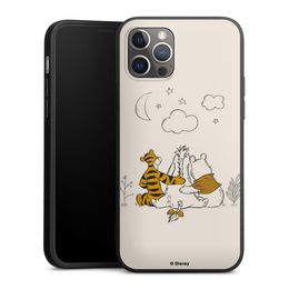 DeinDesign iPhone 12 Pro Handy Premium Silikon H&uuml;lle Handyh&uuml;lle schwarz Case Disney Winnie The Pooh Official Licensed Product Silikon Premium Case