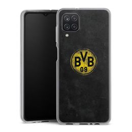 DeinDesign Galaxy A12 Handy Silikon H&uuml;lle Case transparent Handyh&uuml;lle Borussia Dortmund Bvb Merchandise Silikon Case