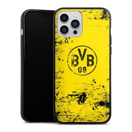 DeinDesign iPhone 13 Pro Max Handy Silikon H&uuml;lle Case schwarz Handyh&uuml;lle Bvb Official Licensed Product Borussia Dortmund