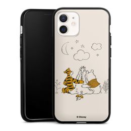 DeinDesign iPhone 12 mini Handy Silikon H&uuml;lle Case schwarz Handyh&uuml;lle Disney Winnie The Pooh Official Licensed Product
