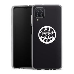 DeinDesign Galaxy A12 Handy Silikon H&uuml;lle Case transparent Handyh&uuml;lle Eintracht Frankfurt Logo Eagle Silikon Case
