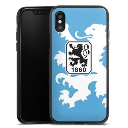 DeinDesign iPhone X Handy Silikon H&uuml;lle Case schwarz Handyh&uuml;lle Coat Of Arms Tsv 1860 M&uuml;nchen Official Licensed Product