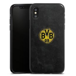 DeinDesign iPhone X Handy Silikon H&uuml;lle Case schwarz Handyh&uuml;lle Bvb Borussia Dortmund Merchandise