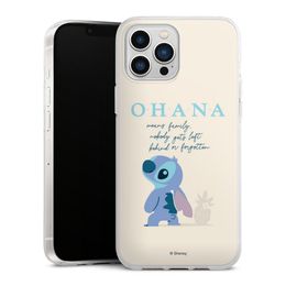 DeinDesign iPhone 13 Pro Max Handy Silikon H&uuml;lle Case transparent Handyh&uuml;lle Lilo & Stitch Disney Official Licensed Product Silikon Case