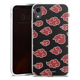 DeinDesign iPhone Xr Handy Silikon H&uuml;lle Case wei&szlig; Handyh&uuml;lle Akatsuki Official Licensed Product Naruto Shippuden Silikon Case