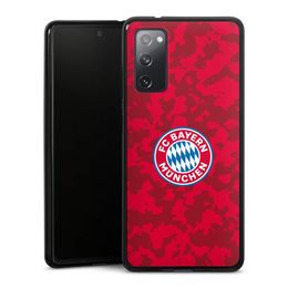 DeinDesign Galaxy S20 FE 5G Handy Silikon H&uuml;lle Case schwarz Handyh&uuml;lle Camouflage Fc Bayern M&uuml;nchen Fcb