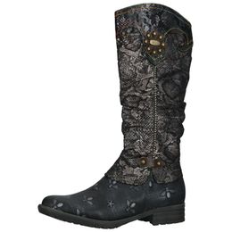 Laura Vita Stiefel Leder/Textil Stiefel, grau, 37 EU