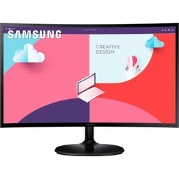 Samsung S27C364EAU Curved-LED-Monitor (68,6 cm/27 ", 1920 x 1080 px, Full HD, 4 ms Reaktionszeit, 75 Hz, VA LED), schwarz