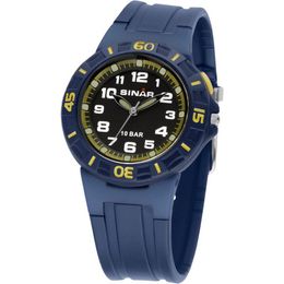 SINAR Quarzuhr XB-20-2, Armbanduhr, Herrenuhr, blau