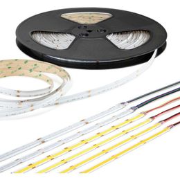 Cob led Strip 320-784 LED/m, 1-15 Meter, led Streifen, Lichtbänder, IP20, 3000K-6000K, rgb & rgbw: k - Kaltweiß - 6000k, 5 Meter - HEXIM