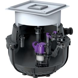 Kessel Schmutzwasserhebeanlage Aqualift-S-Tronic Unterflurinstallation befliesbar Abwasserhebeanlage, GTF 500