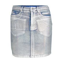 K by KARL LAGERFELD Karl Lagerfeld Rock Damen Größe 34 blau / silber