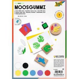 Folia Moosgummi Basic selbstklebend mehrfarbig 7 St.