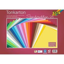 Folia Fotokarton Sonderedition 25 farbsortiert 220 g/qm 50 St.