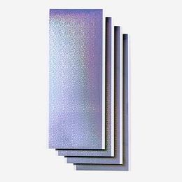 CRICUT™ Joy Smart Label Vinylfolie permanent silber holografisch 14,0 x 33,0 cm, 4 St.