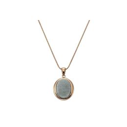 ZEEme Kette mit Anhänger 925/- Sterling Silber Larimar, blau