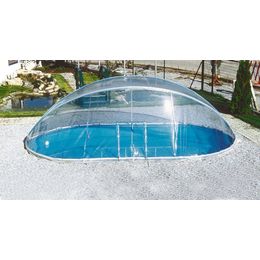 Clear Pool Poolverdeck Cabrio Dome, BxL: 360x623 cm, weiß