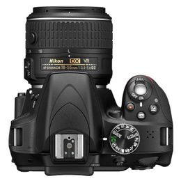 Spiegelreflexkamera Nikon D3300 Schwarz + Objektiv Nikon AF-S DX Nikkor 18-55 mm f/3.5-5.6G VR