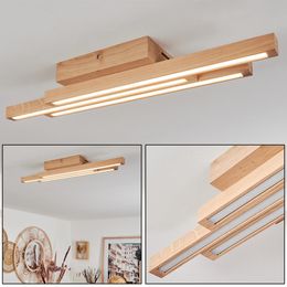hofstein Cajas Deckenleuchte LED Naturfarben, 3-flammig