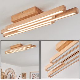 hofstein Cajas Deckenleuchte LED Naturfarben, 4-flammig