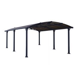 Palram Canopia Arcadia Carport aus Aluminium 3,6 x 5 m grau