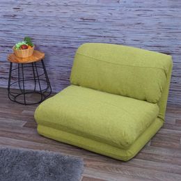Schlafsessel MCW-E68, Schlafsofa Funktionssessel Klappsessel Relaxsessel, Stoff/Textil ~ grün
