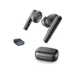 Poly Voyager Free 60 UC, In-ear Kopfhörer Bluetooth Schwarz