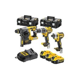 Dewalt - DCK368P3T-QW Kombo Set 18V (DCH273,DCD796,DCF887,3 x DCB184,TSTAK ii X2,DCB115)