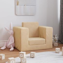 MAISONCHIC - Kindersofa Sofa Loungesofa Couch Modern Creme Weich Plüsch DE13126