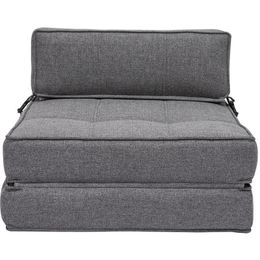 Miliboo 1-Sitzer-Schlafsessel in grauem Stoff KATY - Grau