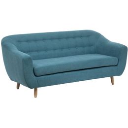 Sofa Retro - 3-Sitzer - entenblau Atmosphera Blaugrün