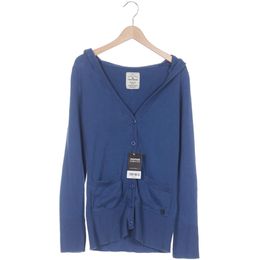 Tom Tailor Damen Strickjacke, blau, Gr. 34