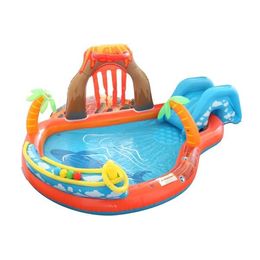 Bestway Wasser Spielcenter Lava Lagune 265 x 265 x 104 cm mit Zubehör