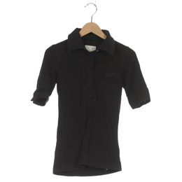 Sansibar Damen Poloshirt, schwarz, Gr. 32